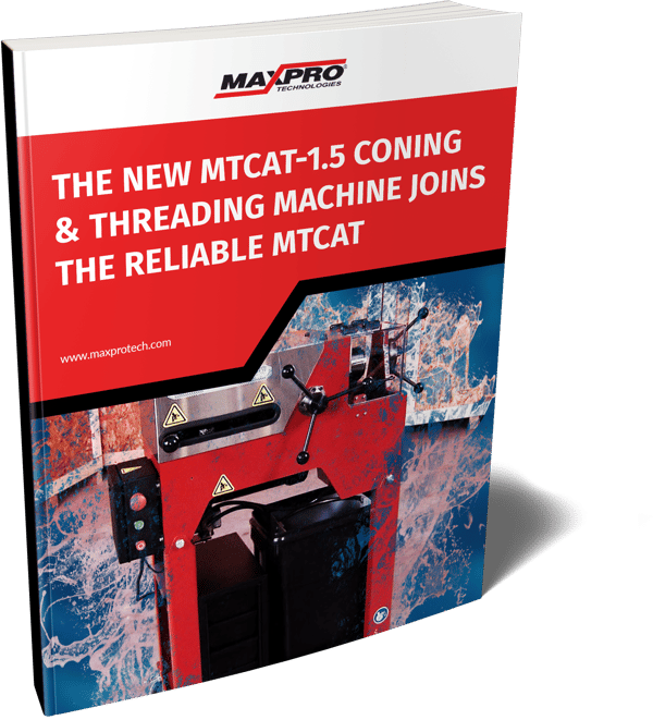 The New MTCAT-1.5 Coning & Threading Machine Joins the Reliable MTCAT ...